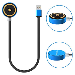 Clolasa MCC S Magnetic Charger Only Compatible with 0light Baldr S, Baldr S BL, Baldr Mini, Baldr RL Mini, PL Mini and PL-Mini 2, Replacement Charging Cable for Flash Light, 3.3 FT/1M
