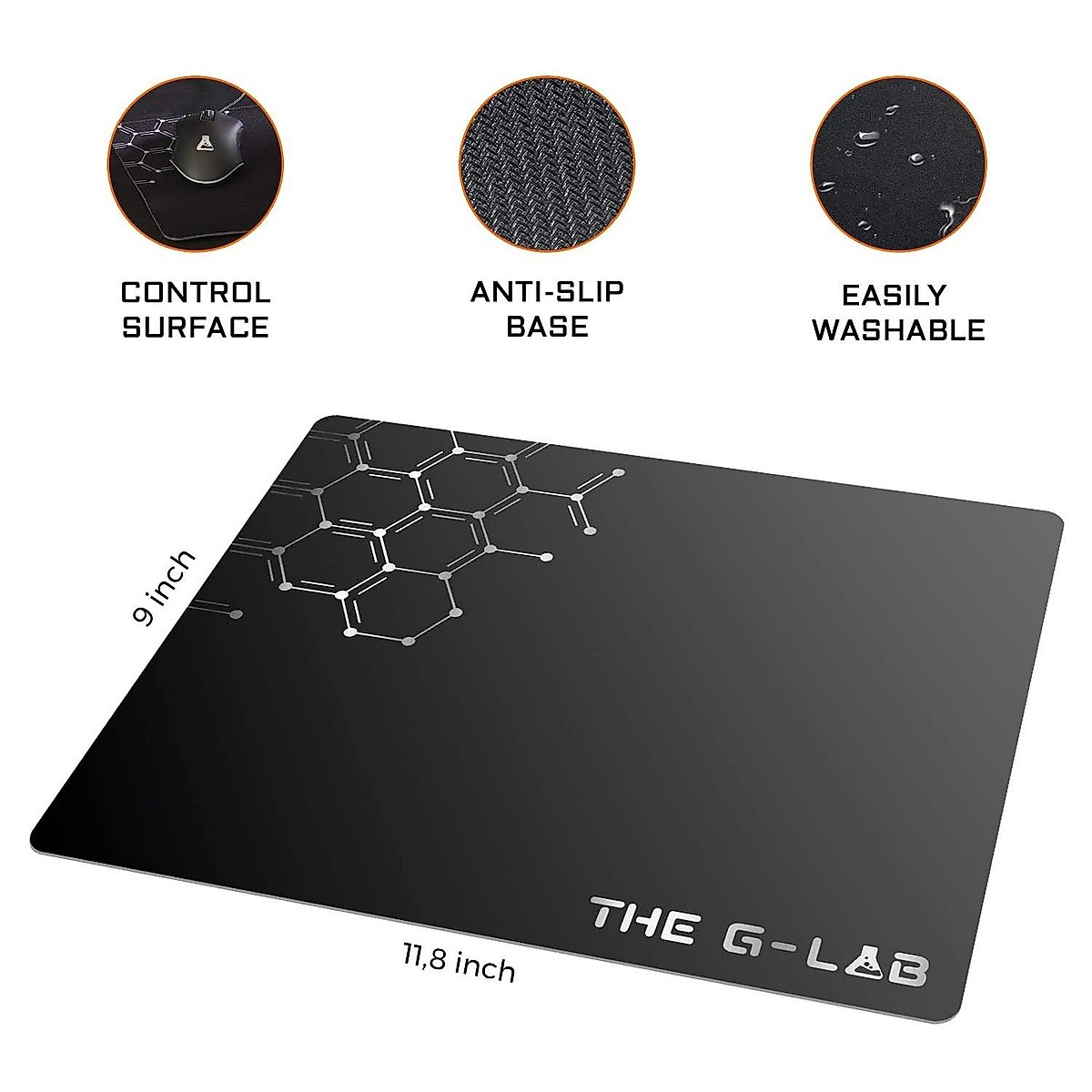 G-LAB Combo Selenium - 4 in 1 Gaming Set - Backlit QWERTY Gaming Keyboard, 3200 DPI Gaming Mouse, Headset Gaming, Non-Slip Mouse Pad – Gamer Pack Compatible with PC/PS4/PS5/Xbox One/Xbox Series X