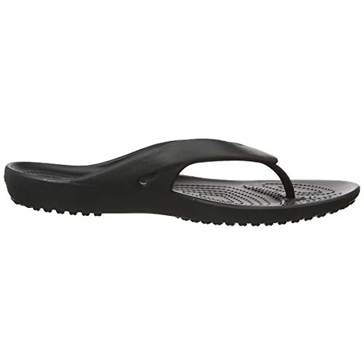 Crocs womens Kadee Ii Flip Flop, Black, 10 US