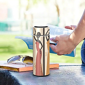 senya Water Bottle African American Women(23) Vacuum Insulated Stainless Steel, Double Walled, 17 Oz,Keep Cold or Hot Water Bottle(226vb1c)