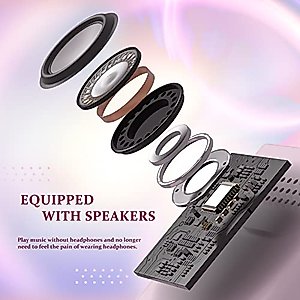 【New in 2022】 64GB Mp3 Player with Bluetooth 5.2, COCONISE Music Player with Speaker Hi-Fi Lossless Sound Quality, with FM Radio, Voice Recording, E-Book Function,Super Light Perfect for Running