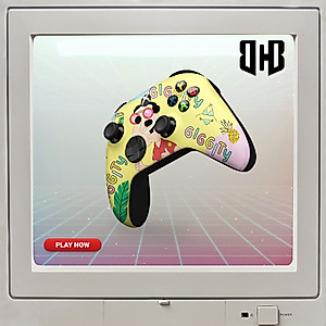 Quagmire Gigity Customised Wireless Controller for Xbox by BCB. Original Xbox Controller Compatible with Xbox One / Series X & S Console. Customized with Water Transfer Printing (Not a Skin)