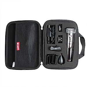 Hermitshell Travel Case for HATTEKER Hair Clipper Beard Trimmer Kit Waterproof USB Rechargeable 5 In 1