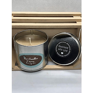 S'mores 8 oz Tin Jar Pure Soy Wax Candle Hand Poured in the USA