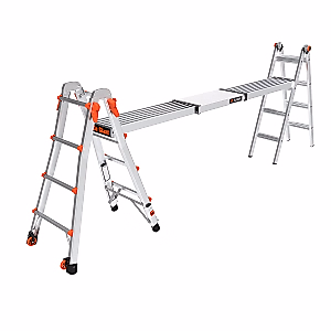 Little Giant Ladder Systems 11069 6-9 ft Telescoping Plank, 6' -9', Gray