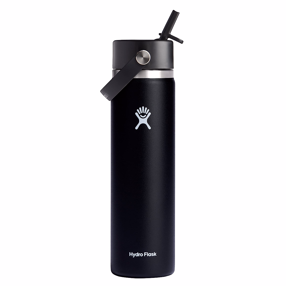 Hydro Flask 24 Oz Wide Flex Straw Cap Black