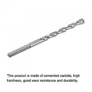uxcell Masonry Drill Bit Cemented Carbide Spiral Rotary Tool, 6mm Cutting Dia 2 Pcs