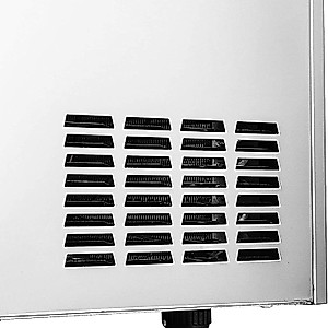 KNOXC Water Taps, Freestanding Commercial Ice Makerhine, with 10Kg Storage Capacity, Ideal for Restaurants, Bars, Homes and Offices, Access to Tap Water