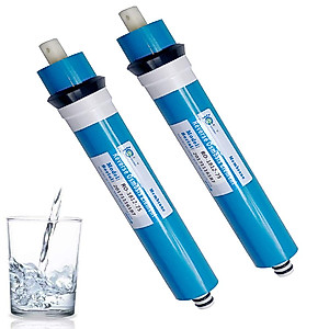 HUINING 2PCS 75GPD membrane Reverse Osmosis Membrane Residential RO Membrane Water Filter Cartrige Replacement for Home Drinking Water Filtration System Household