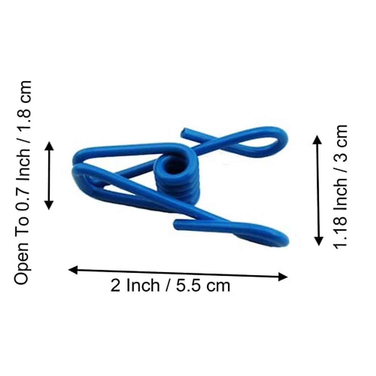 20 Pack Multipurpose Clothes Pins Utility Clips 2 Inch for Bag Clips, Utility Clips, Bag Clips,Clips for Package,Chip Clip,Clothes Pins ,Kitchen Clips, Clothes Clips, Colorful Clothespins, Small Clips