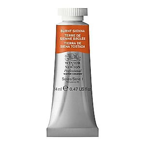 Winsor & Newton Professional Watercolor, 14ml (0.47-oz) Tube, Burnt Sienna