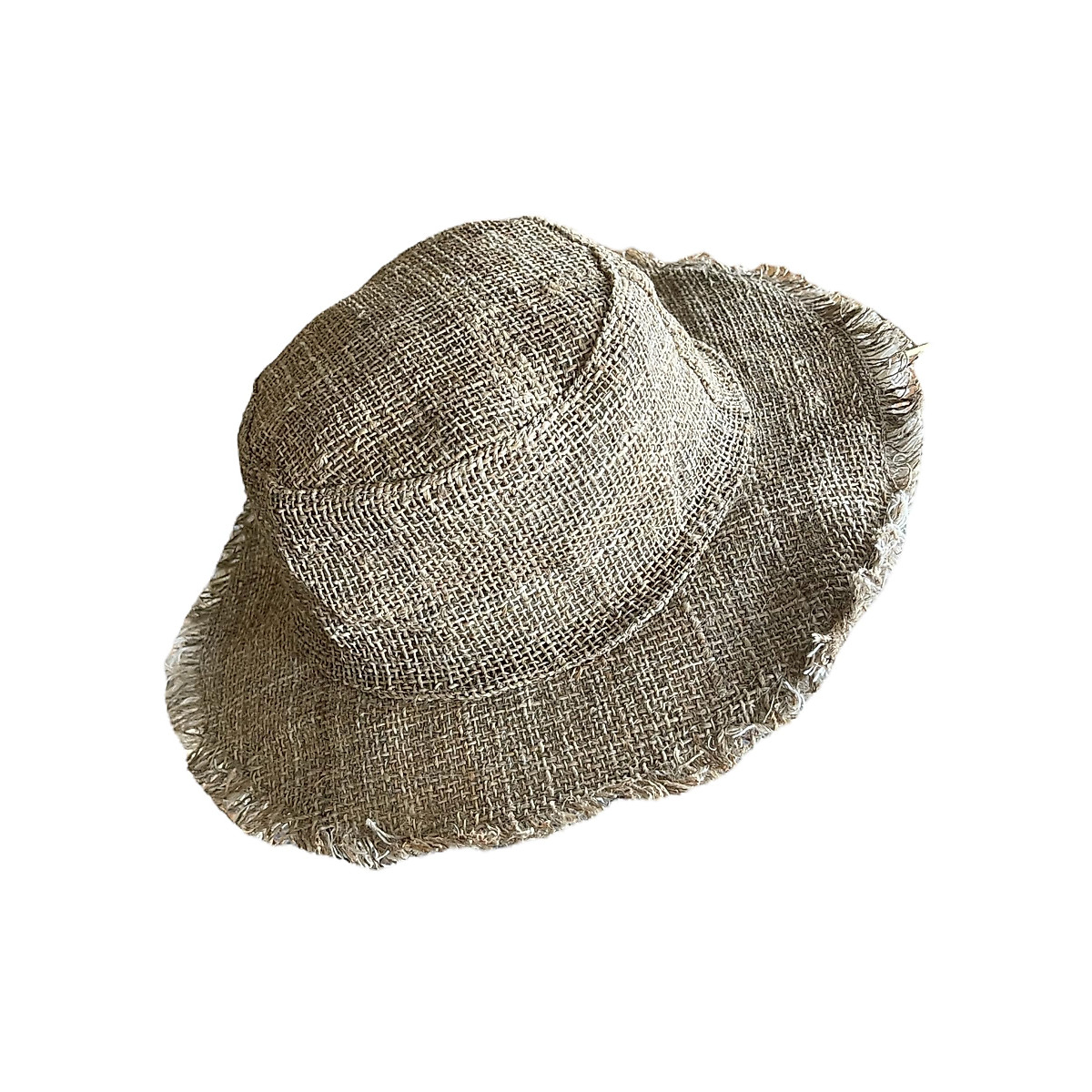 Asatre Hemp Hat - Hemp Sun Hat, Festival Hat, Hemp Sun Hat, Wide Brim Farmers Hat, Summer Hippie Hemp Hat, Packable Natural Sun Hat