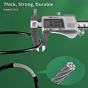 Trash Can Lid Lock,Trash Can Locks for Animals Stop from Rummaging Metal Universal Lid Lock for Outdoor Garbage Cans-Durable Rubber Coated Braided Wire Rope(2 Pack)… (4 Packs, Yellow)