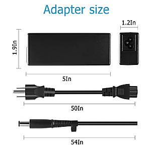 90W AC Charger Replacement for HP EliteDesk 705 G1 G2 G4 705 800 G5 Desktop Mini ProOne 400 G4 G5 23.8-inch All-in-One ProOne 400 G2 G3 G4 G5 460 G2 G3 480 G2 G3 20-inch All-in-One