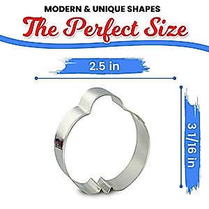 Lady Bug Cookie Cutter - Made in the USA – Foose Cookie Cutters Tin Plated Steel Lady Bug Cookie Mold (3 Inch)