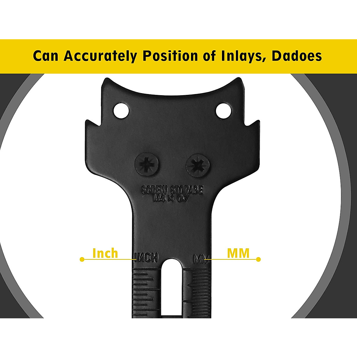 Router Edge Guide for Fixed Base Compact Router (DNP618), Straight Edge Guide for Quickly Attached to Router Fixed Base