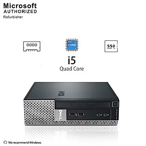 Dell Optiplex 9010 Ultra Small Form Factor Desktop PC, Intel Quad Core I7-3770S up to 3.9GHz, 8G DDR3, 512G SSD, WiFi, BT, DP, VGA, Windows 10 Pro 64 Language Supports English/Spanish/French(Renewed)