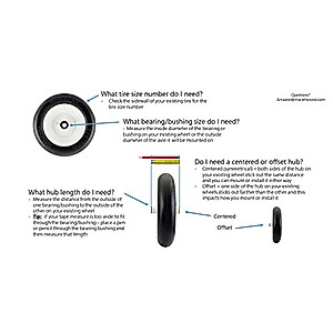 MARASTAR 21427 15x6.00-6 Front Tire Assembly Replacement compatible with John Deere Riding Mowers - Turf Saver Tread