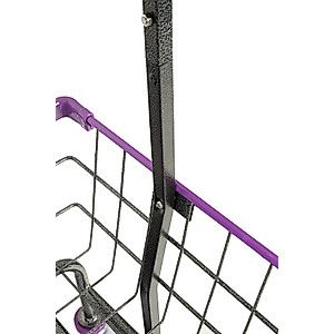 CHAMIN 1.5BU Chrome Coated CART for House and Commercial (Lavender Color) (Powder Coating, 1.5 Bushel)
