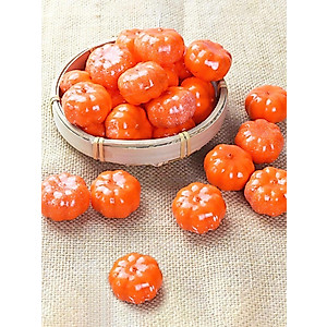 Fake Pumpkins, 10 Pcs Halloween Pumpkin Design Decoration, Foam Plastic Fake Faux Artificial Pumpkins for Halloween Fall Harvest Festival Home Table Decor