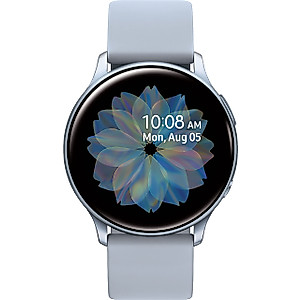 Samsung Galaxy Watch Active 2 (40mm, GPS, Bluetooth) Smart Watch with Advanced Health Monitoring, Fitness Tracking, and Long Lasting Battery, Silver, SM-R830NZSCXAR (Renewed)