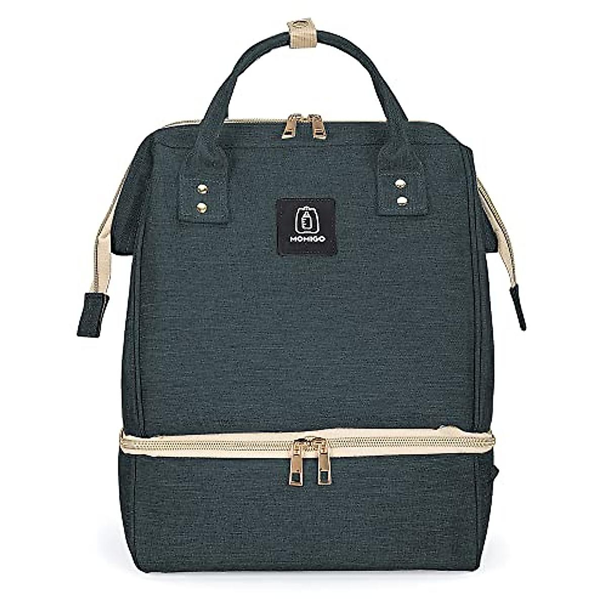 Breast Pump Backpack - Cooler and Moistureproof Bag Double Layer for Mother Outdoor Working Backpack with USB Charging Port, Large (Blue)