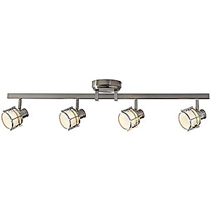 Hampton Bay 4-Light Pewter Integrated LED Track Lighting Fixture