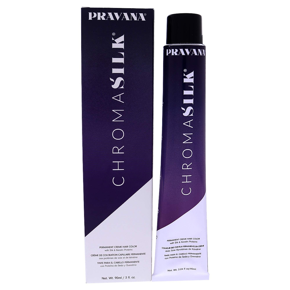 Pravana ChromaSilk Creme Hair Color - 4N Brown Unisex Hair Color 3 oz I0102652
