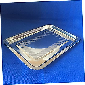 UPKOCH 2pcs nonstick bakeware baking pans bakeware pan fruit dish tray baking plate square appetizer serving tray procedure tray stainless steel platter appetizer platter dental tray cake