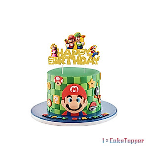 Soniics Birthday Party Supplies - 187pcs Birthday Party Decorations Include Backdrop, Banner, Tableware, Tablecloth, Cake Cupcake Toppers, Foil Balloons, Balloons, Stickers, Swirls (Random Theme)