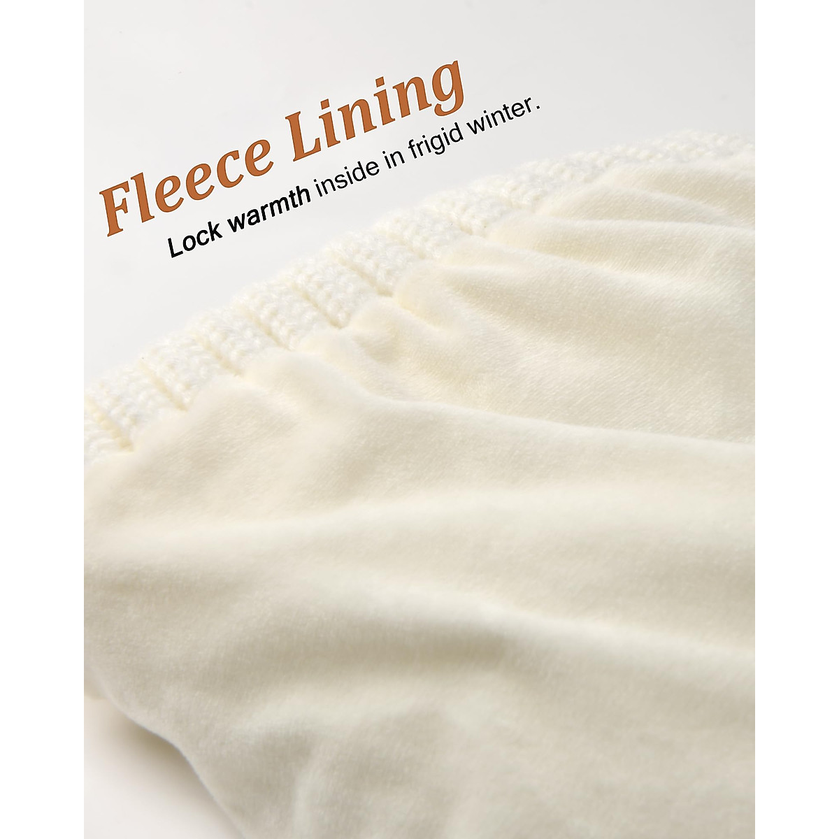 FURTALK Fleece Lined Cute Winter Beanie Hats for Women Girls Warm Knit Hats with Double Faux Fur Pom Poms