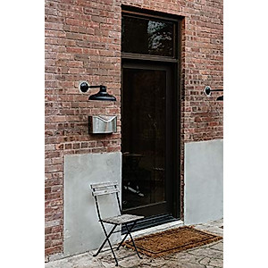 Umbra 460322-592 Postino Wall-Mount Mailbox, Stainless Steel