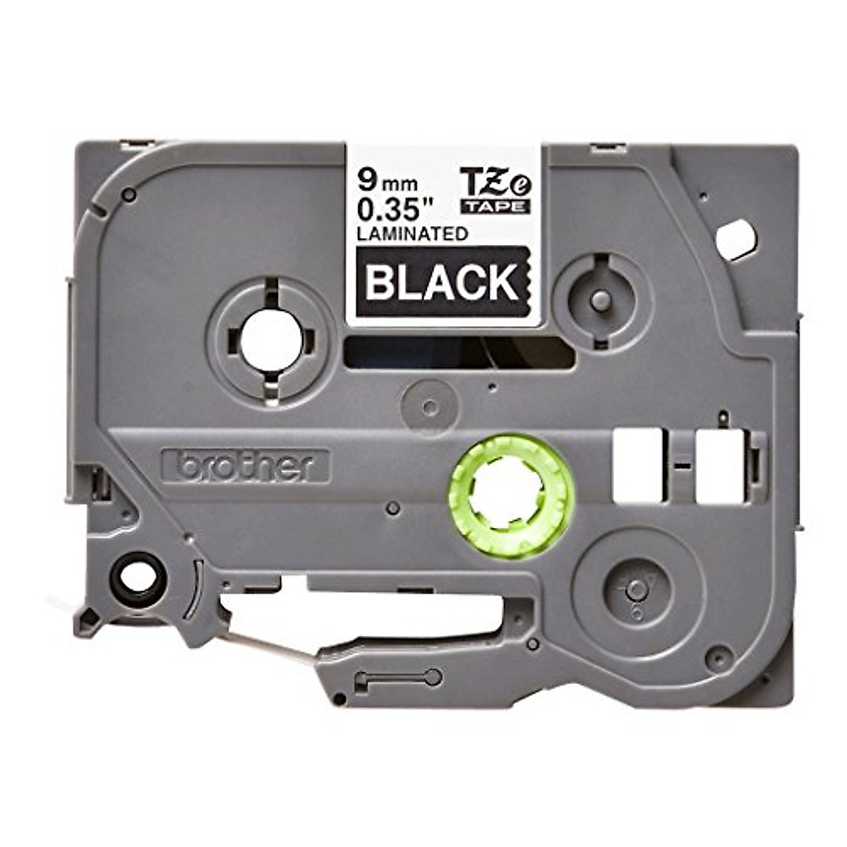 Brother P-Touch TZe Laminated Tape Cartridges - 0.38 Width - White - 1 Each