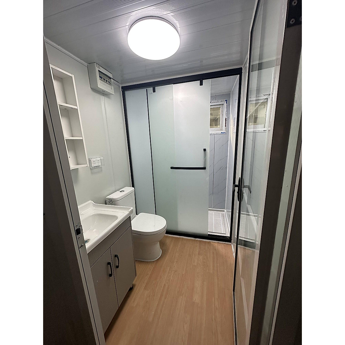 Generic Foldable Luxury Villa Expandable Portable House Foldable Container House 40 ft conter Homes, wihte