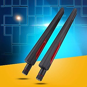 Bewinner 2PCS M.2/NGFF Network Card Connect Cable+28DBi Network Antenna, LAN and Router Adapte, Compatible for Intel 9260NGW/7265AC/9650AC/BCM94360