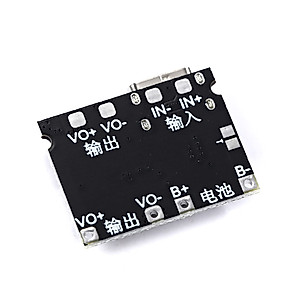 Teyleten Robot 18650 Lithium Li-ion 3.7V 4.2V Battery Charger Board DC-DC Step Up Boost Module TP4056 DIY Kit Parts Type-C 10pcs