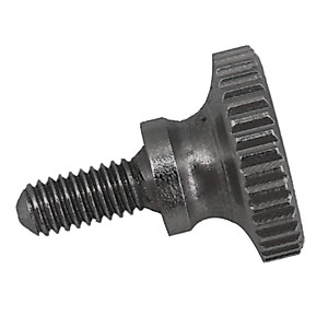 CNBTR M2.5x6mm Flat Knurled Head Fully Threaded Thumb Screws Bolt Fastener Pack of 4