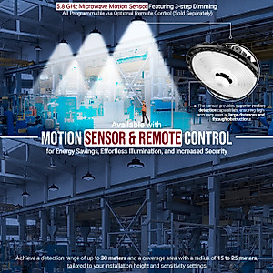 RuggedGrade 100 Watt - Corvus II Series - LED High Bay UFO - 14,500 Lumen - 4000K - DLC Premium 5.1