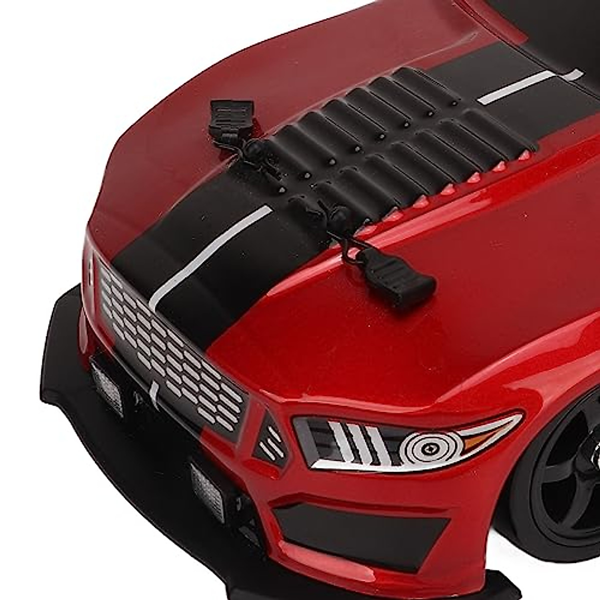PenRux RC Car, Cool Appearance Long Control Distance High Speed Drifting RC Car Toy with LED Lights for Home (Dual Batteries (Included))