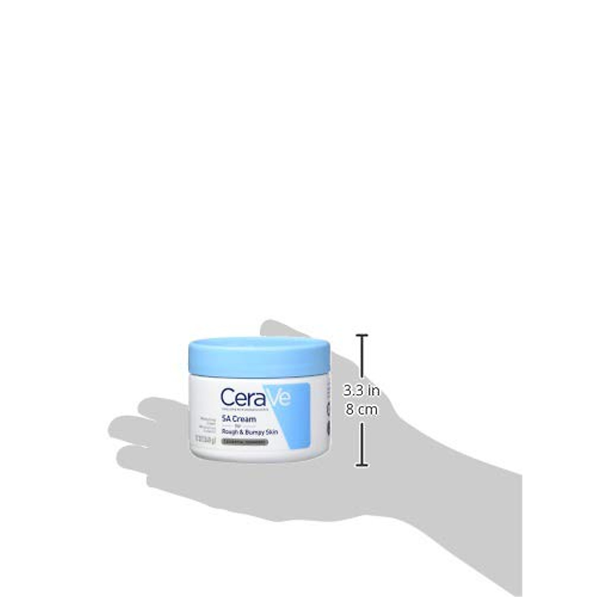 CeraVe Sa cream | 12 ounce | renewing salicylic acid body cream for rough and bumpy skin | fragrance free, 12 Ounce