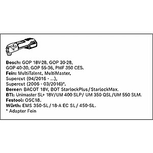 Bosch Professional Plunge Saw Blade PAIZ 32 EPC (Wood, Accessory for Multitool StarlockPlus and StarlockMax)