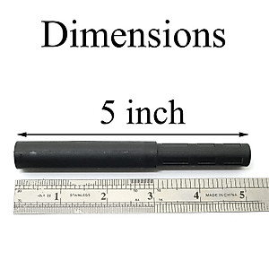 Pro Bamboo Kitchen 2pcs 0.520" - 0.595" Golf Club Steel Shaft Extender 5" Golf Club Spare Parts Repair Equipment for Iron Wood Putter