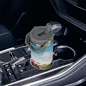 SYJTGDE Large Capacity Car Cup Candy Land_76682316 Fashionable Upgrade Car Cup Advanced And Beautiful Travel Cup
