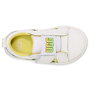 UGG Unisex-Child Rennon Low Pineapple Stuffie Sneaker, Pineapple, 10 Toddler