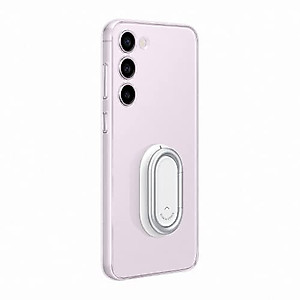 SAMSUNG Clear Gadget EF-XS916 Clear Smartphone Case for Galaxy S23+ - Clear Gadget - Scratch-Resistant - Finger Holder - Ring Holder