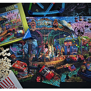 Ravensburger Abandoned Series: Gloomy Carnival - 1000 Piece Jigsaw Puzzle for Adults | Unique Softclick Technology | Premium Quality Material | Ideal for Family Fun Idea