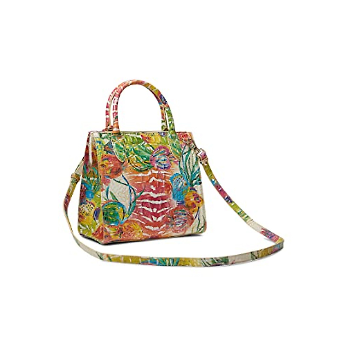 BRAHMIN Melbourne Small Caroline Satchel Sealife One Size