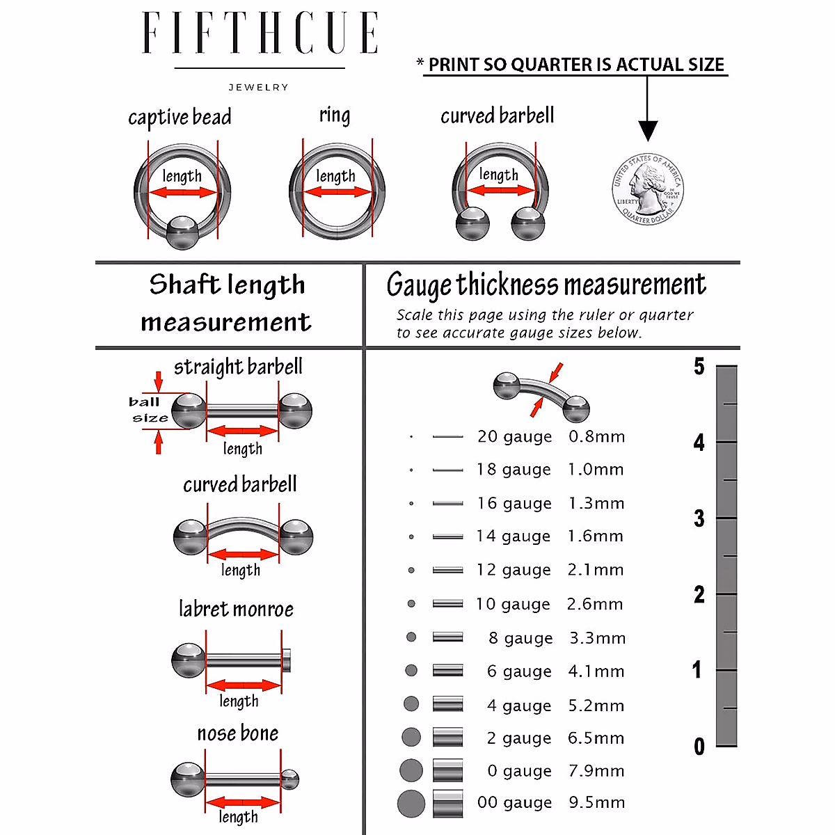 FIFTH CUE 16G 3mm Heart CZ Prong Set 316L Surgical Steel Eyebrow Curved Barbell Ring (Red)