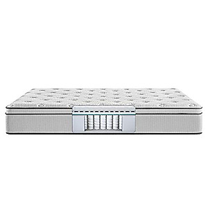 Beautyrest BR800 12 inch Plush Euro Top Mattress, Queen, Mattress Only