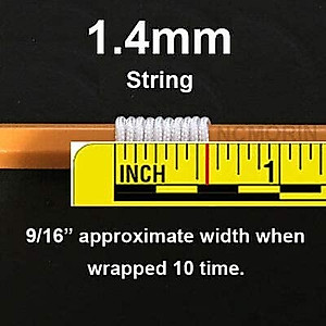 0.9mm White Window Blind Cord, String (25 feet)